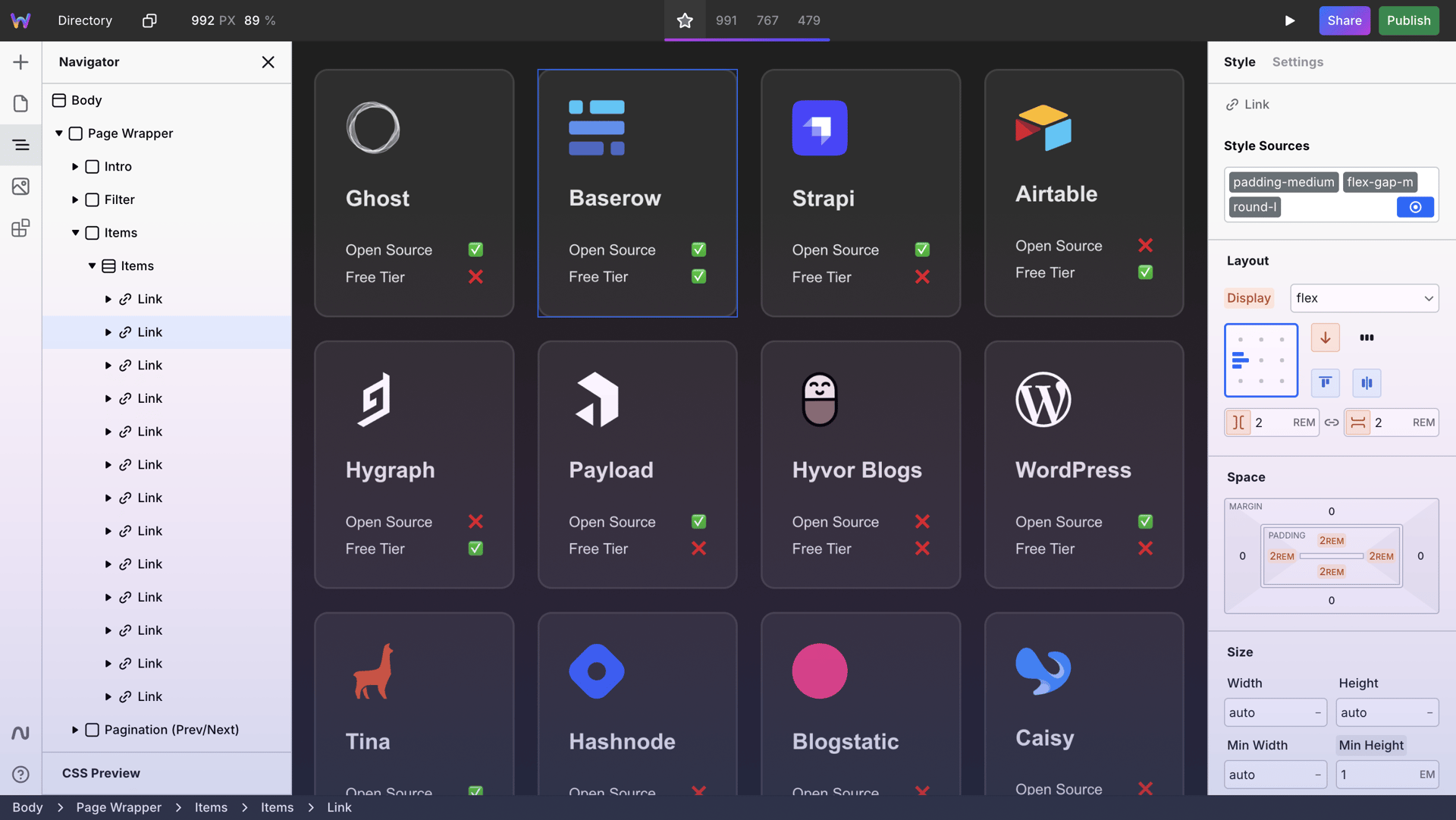 Webstudio — Advanced Open Source Website Builder